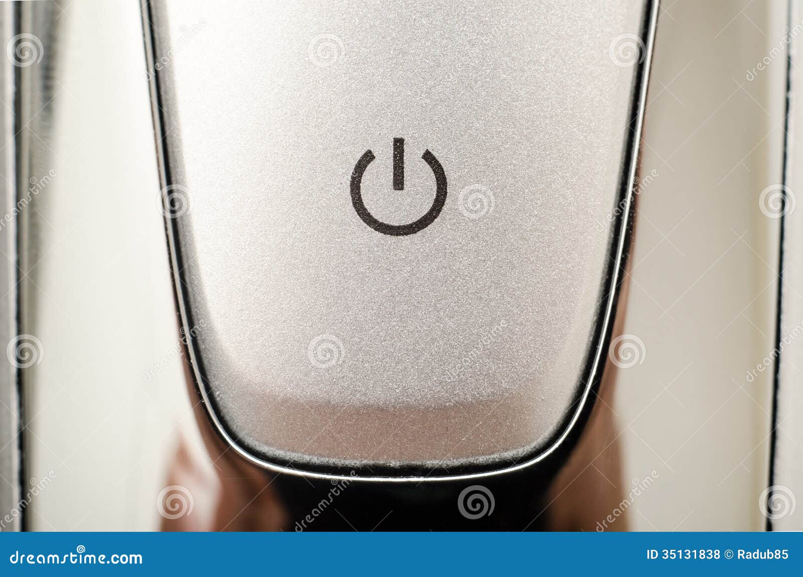 Power Button stock photo. Image of design, metal, button - 35131838