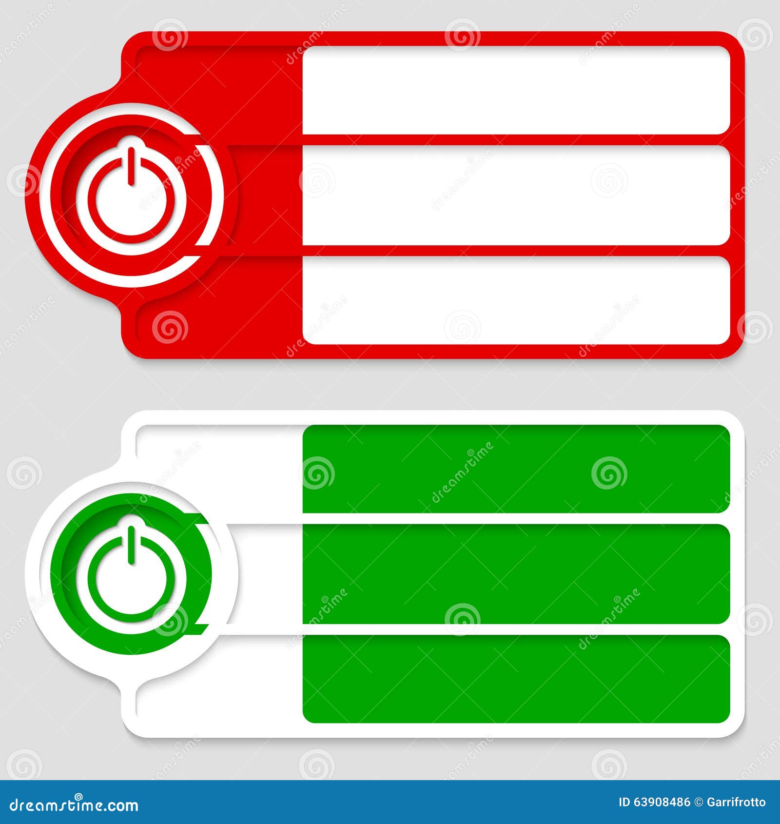 Power button stock vector. Illustration of power, frame - 63908486