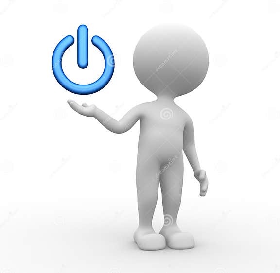 Power button stock illustration. Illustration of button - 33273784