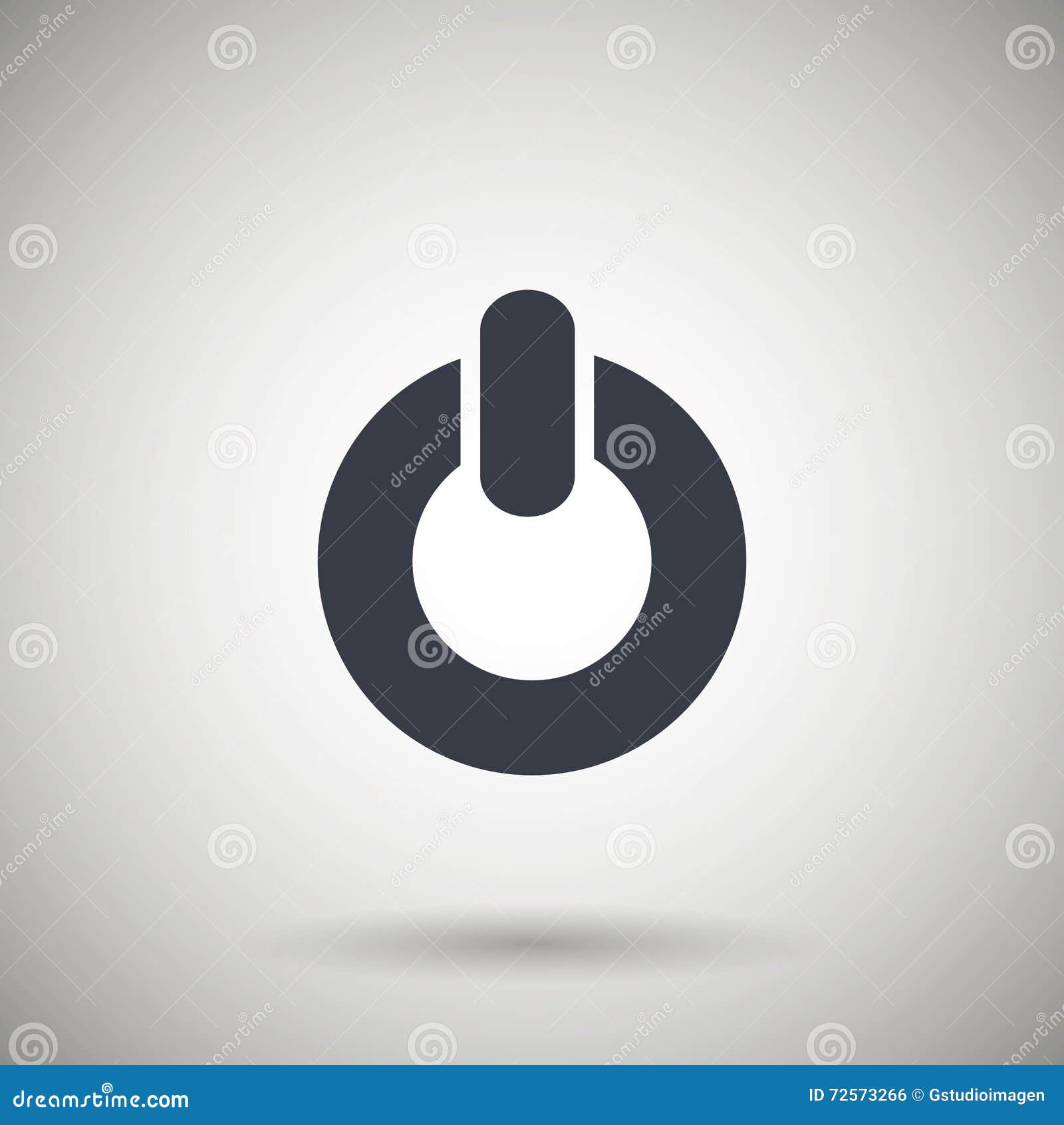 Power button design stock illustration. Illustration of push - 72573266
