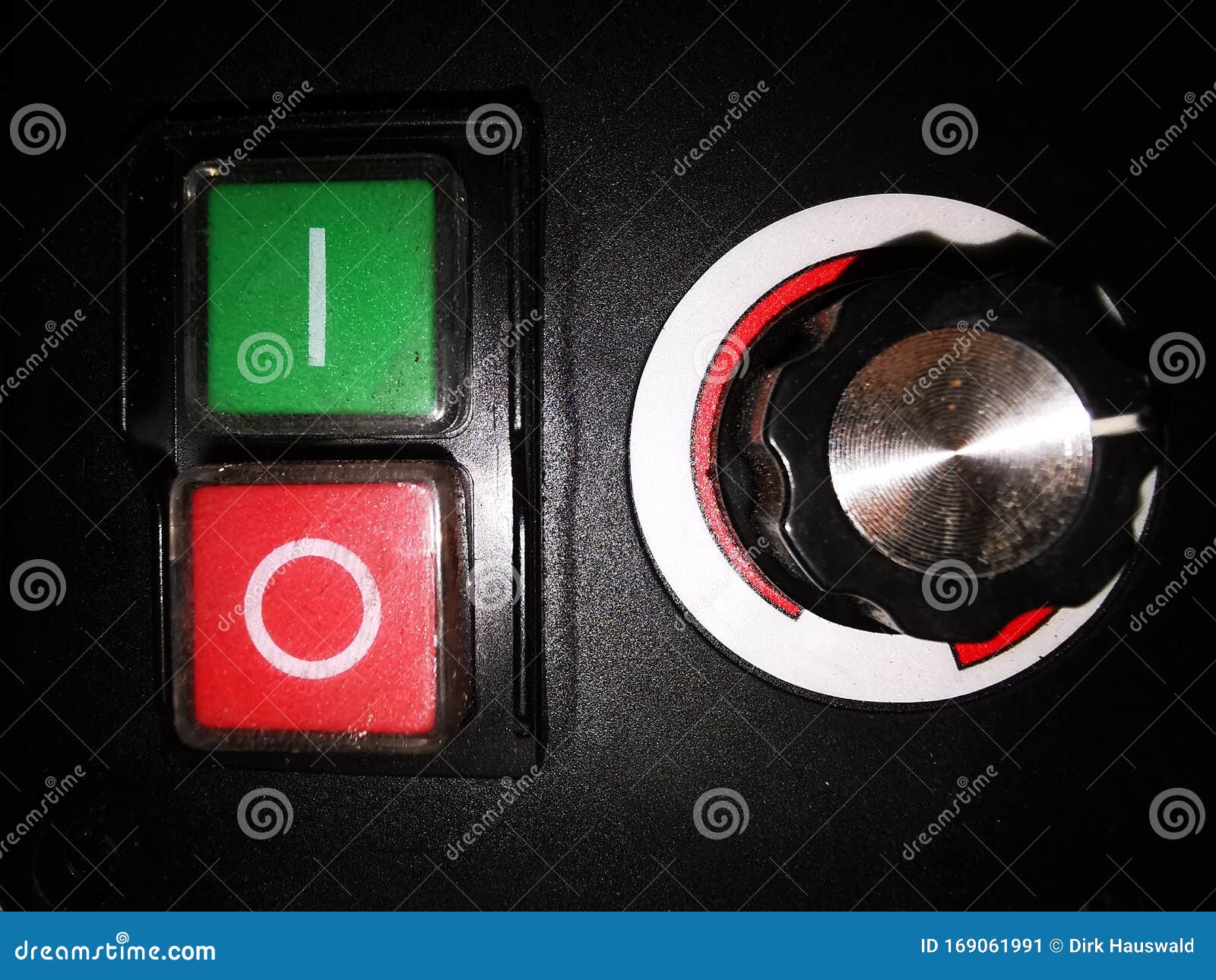 Power Button in Green and Red Stock Image - Image of power, green ...