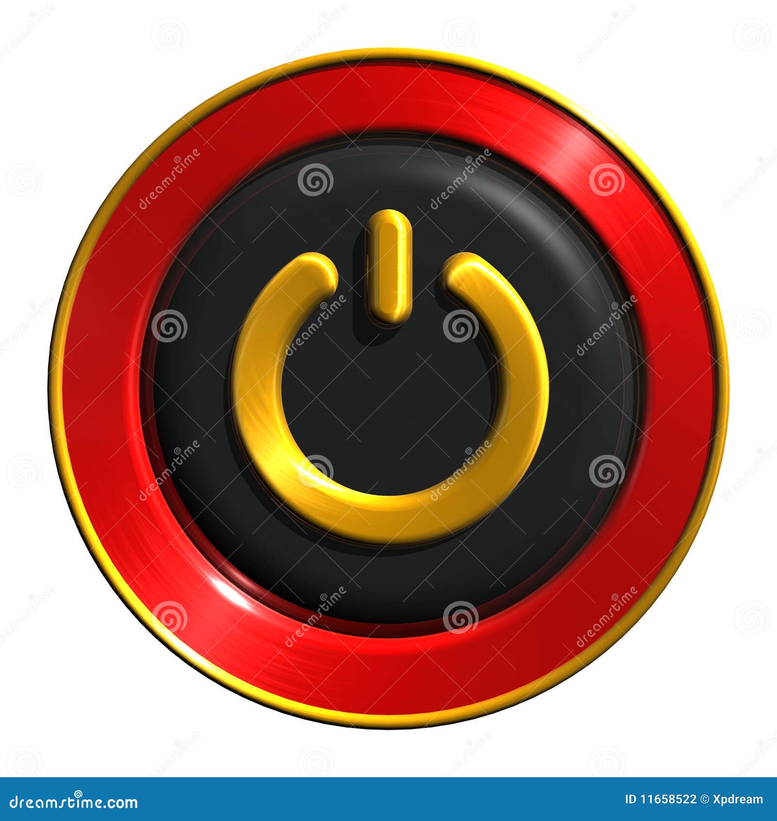 Power button icon stock illustration. Illustration of electricity ...