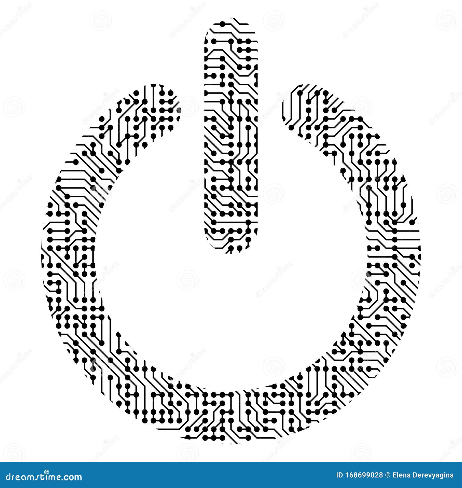 Black Processor Icon Isolated On White Background. CPU, Central ...