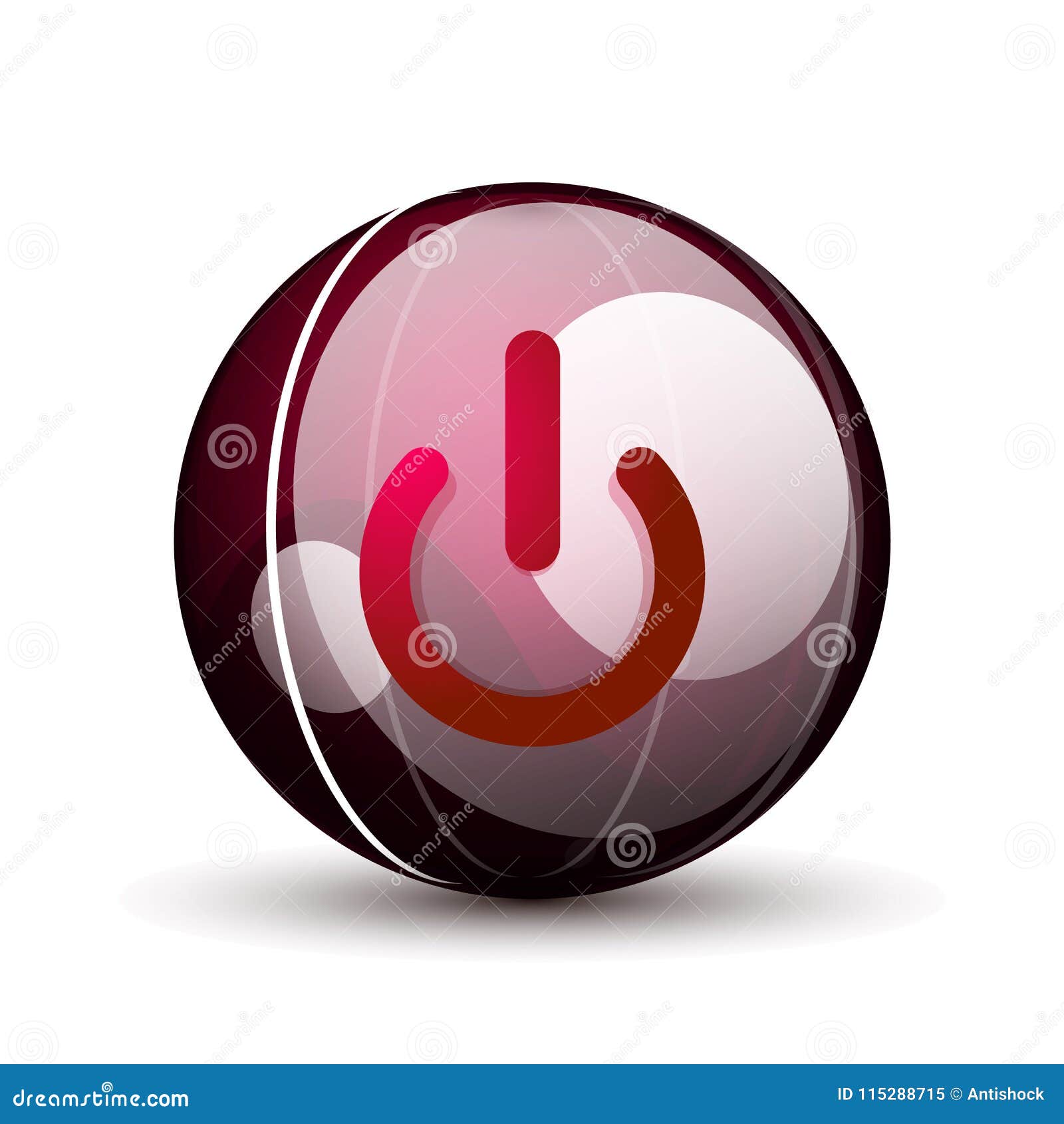 Power Button Icon, Start Symbol Stock Vector - Illustration of icon ...