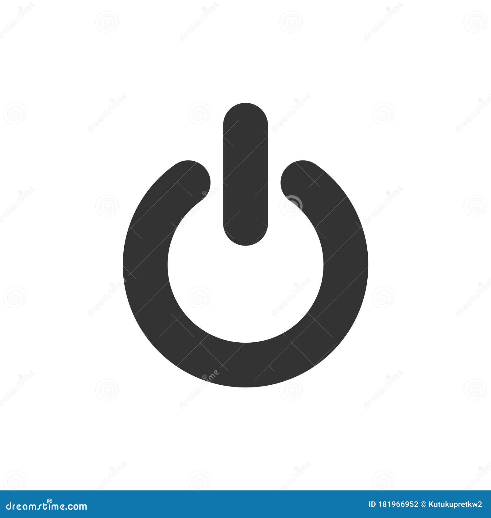 Power Button Icon Vector Logo Template Illustration Design. Vector EPS ...