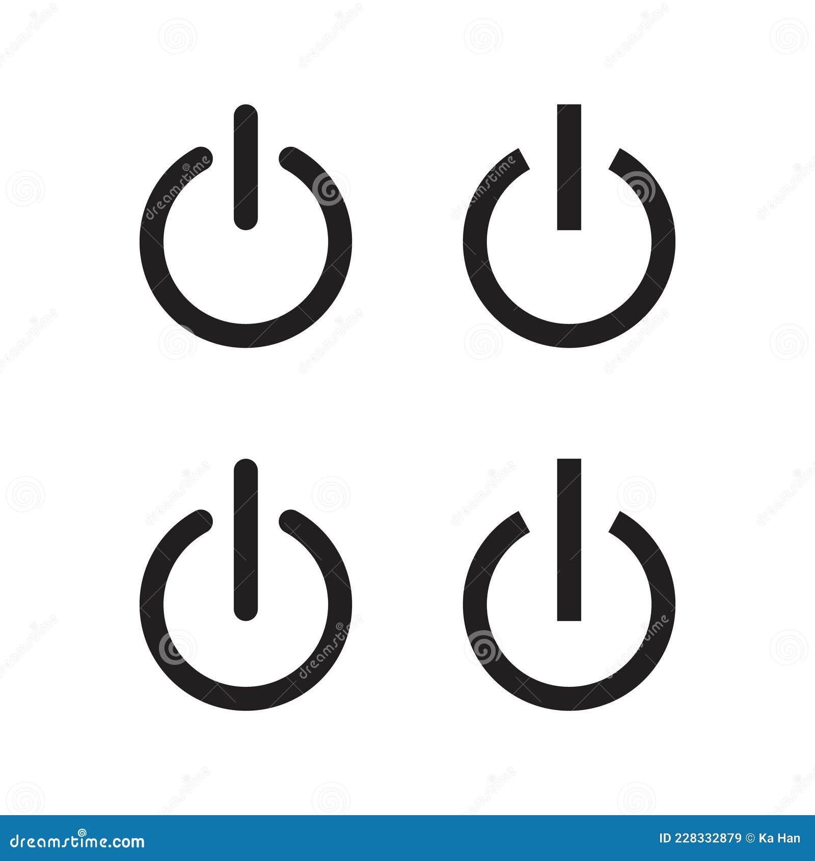 Shutdown Symbol Computer Icon - Vector | CartoonDealer.com #88569780