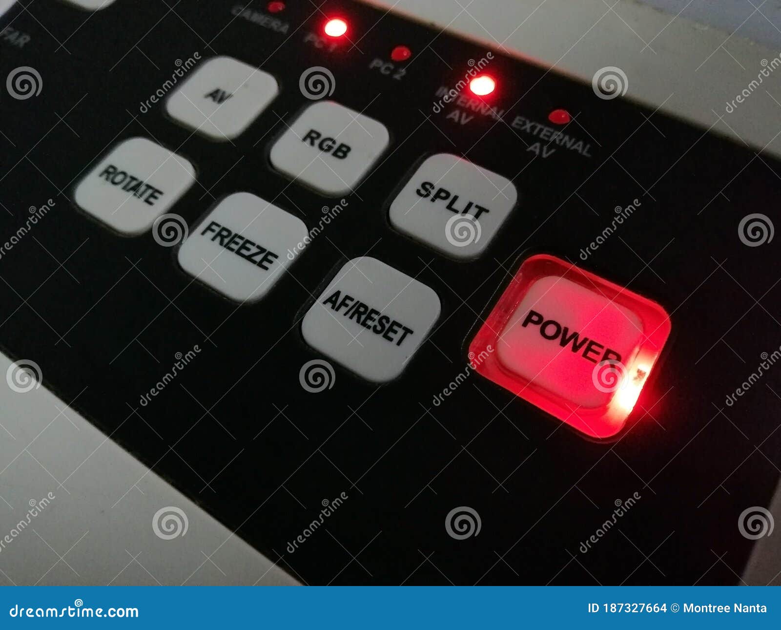 Power Button, Keypad on Digital Visualizer Switch on-off of the Digital ...