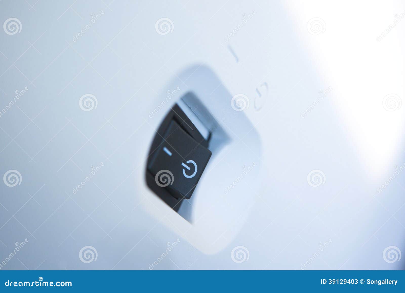 Power button stock image. Image of copy, field, depth - 39129403