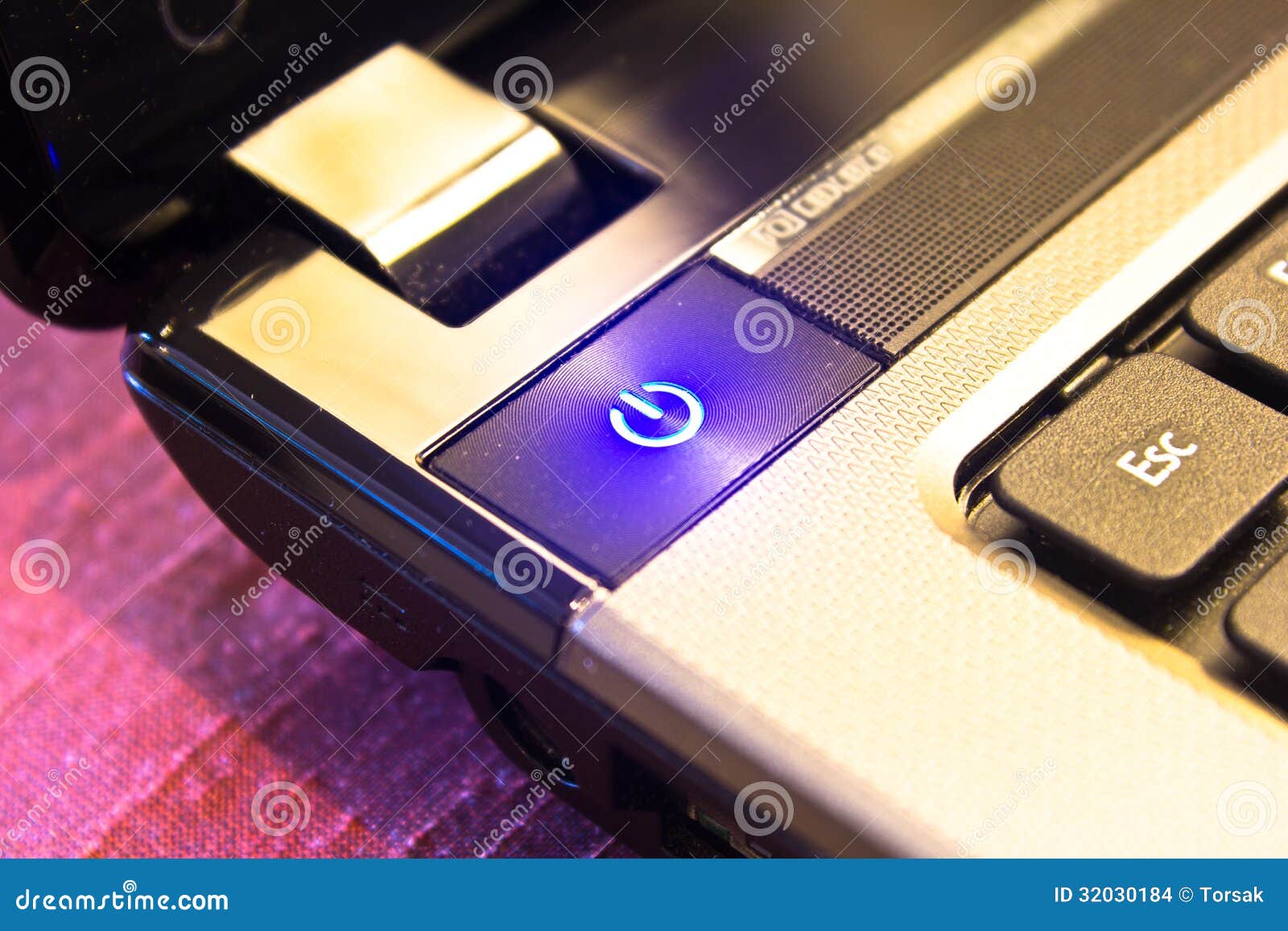Power button stock photo. Image of circle, equipment - 32030184