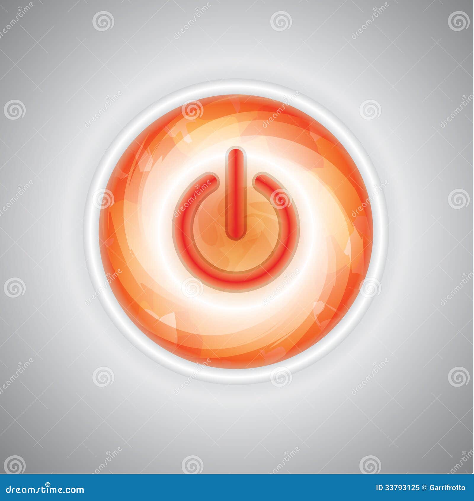 Power button stock vector. Illustration of business, internet - 33793125