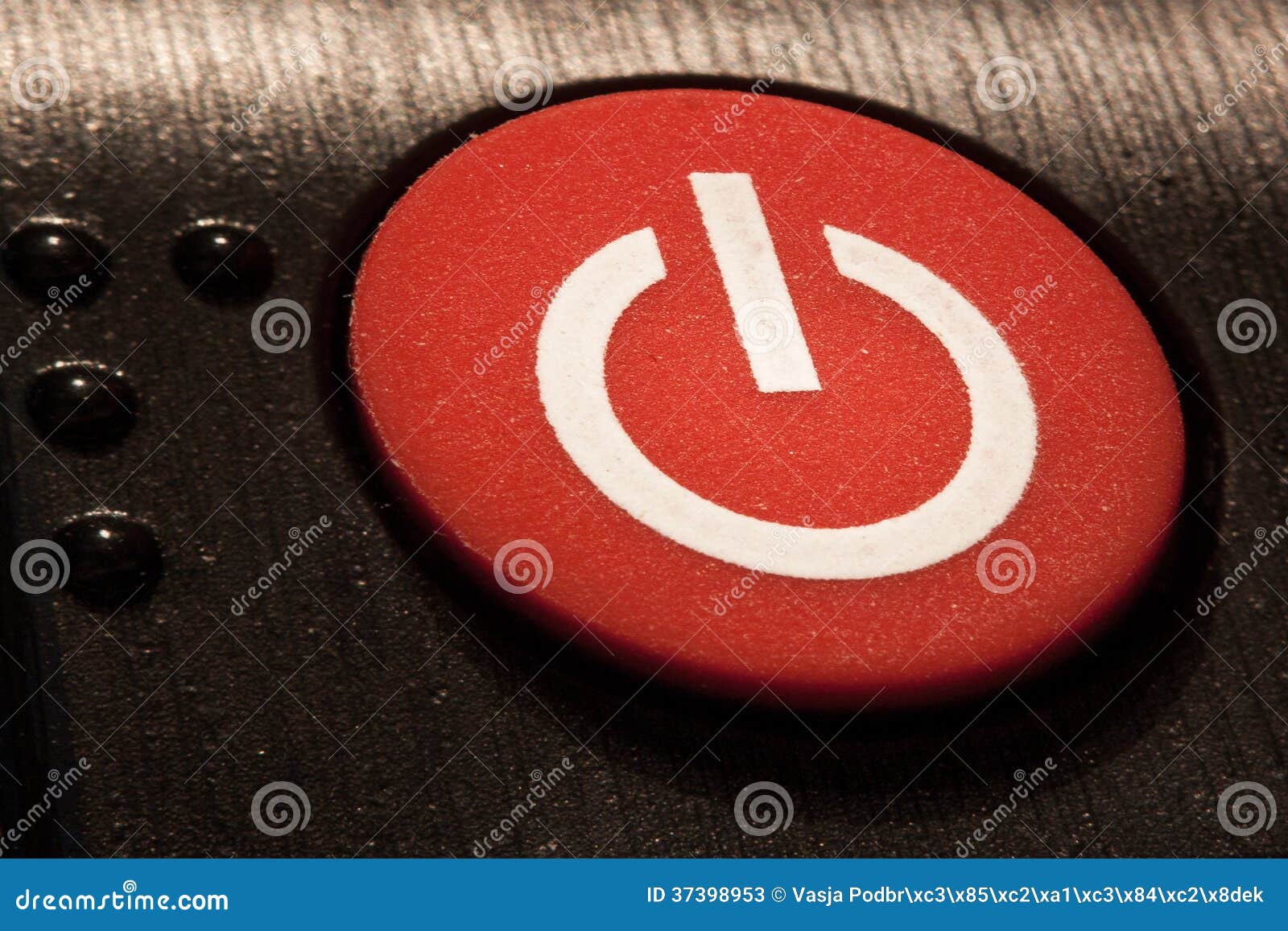 Power button stock image. Image of technology, controller - 37398953