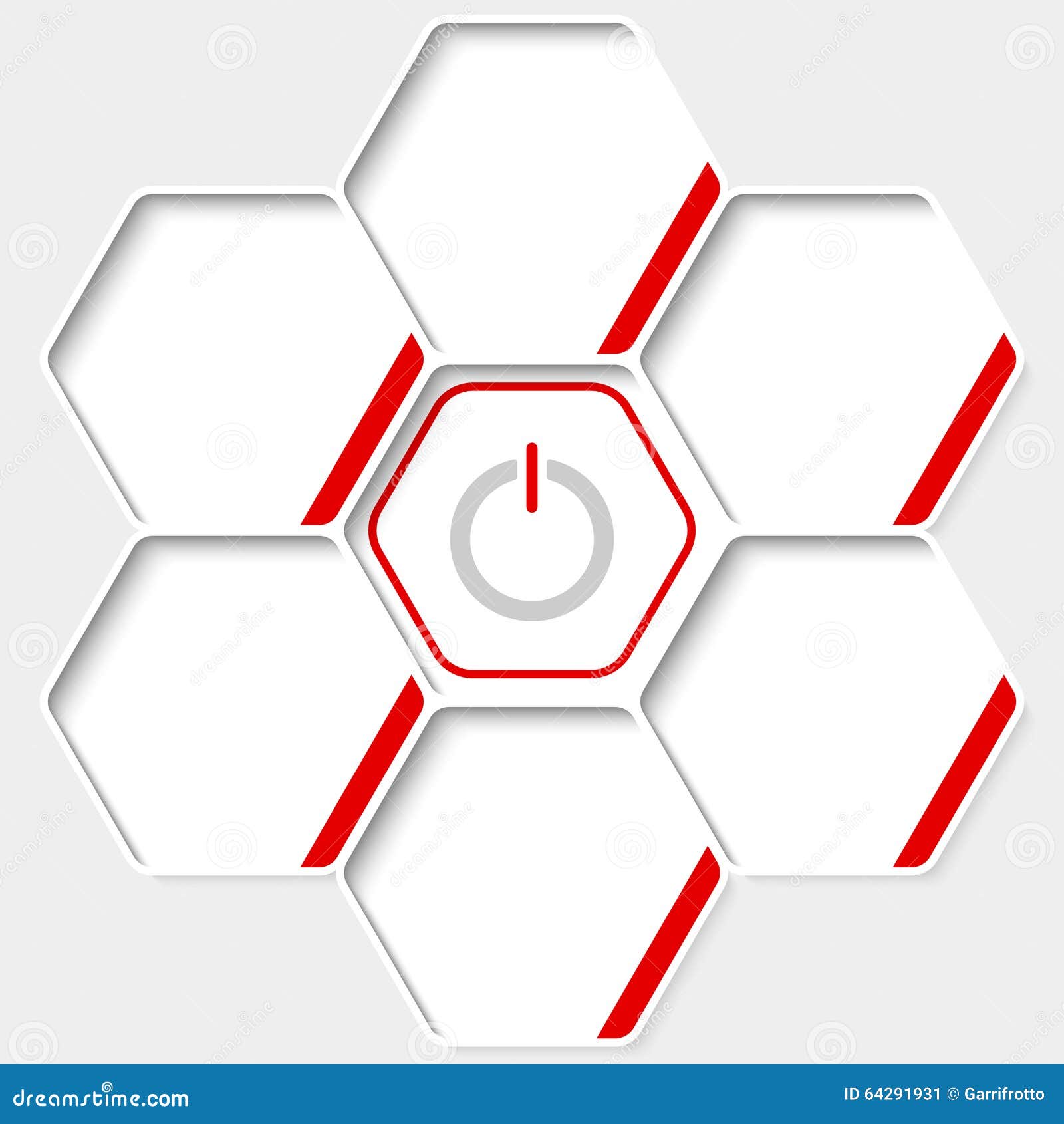 Power button stock vector. Illustration of object, shopping - 64291931