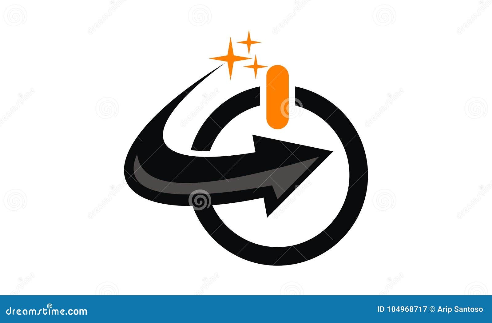 Power Button of Success stock vector. Illustration of marketing - 104968717