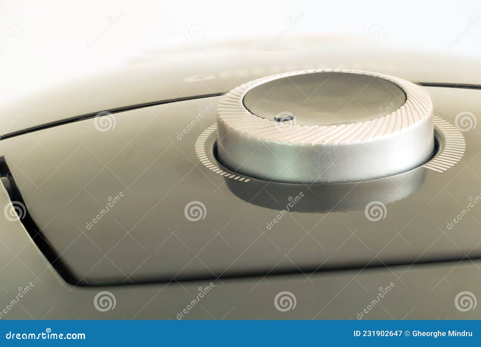 The Power Button on the Vacuum Cleaner Stock Image - Image of ...
