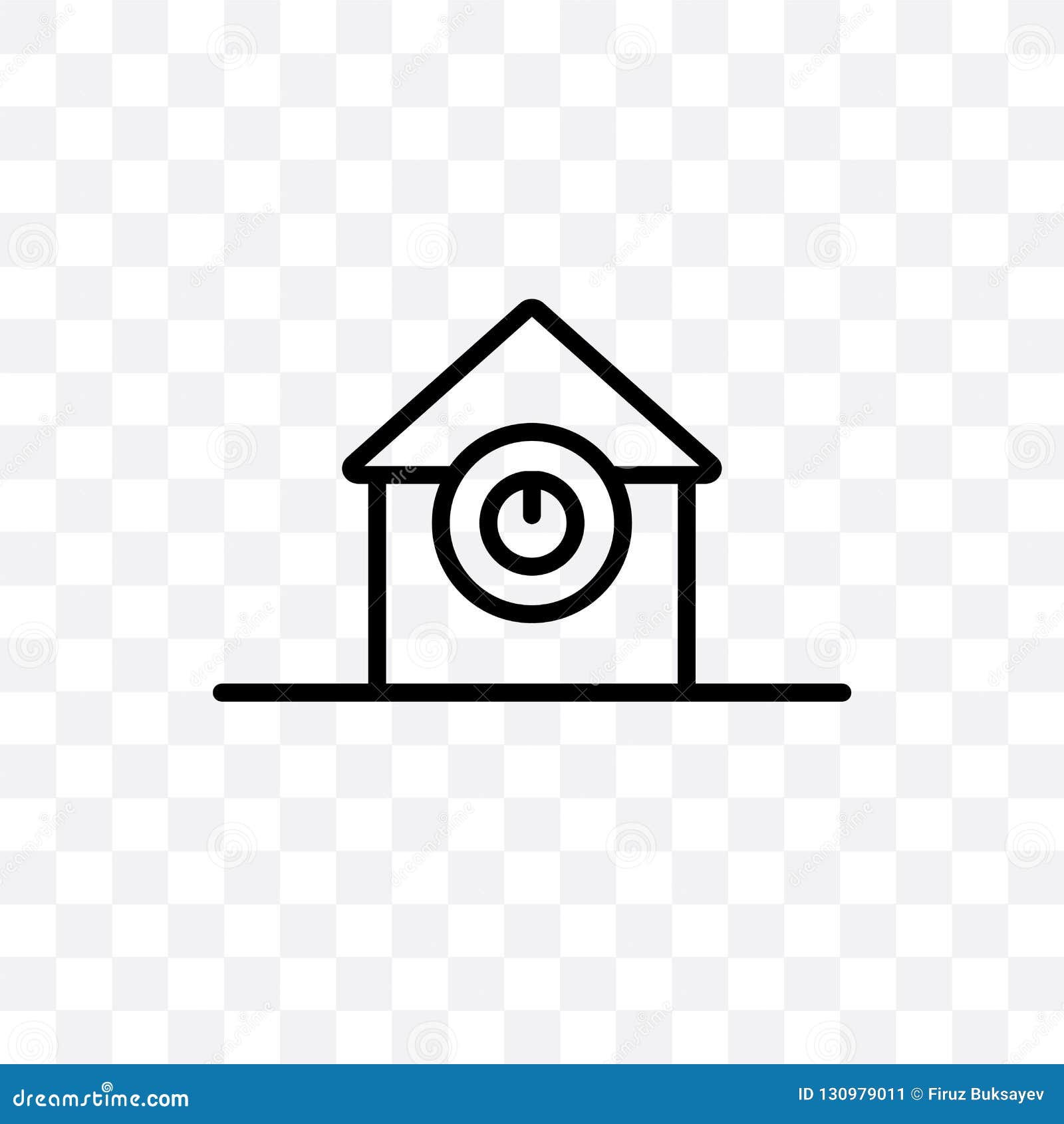 Power Button Vector Linear Icon Isolated on Transparent Background ...