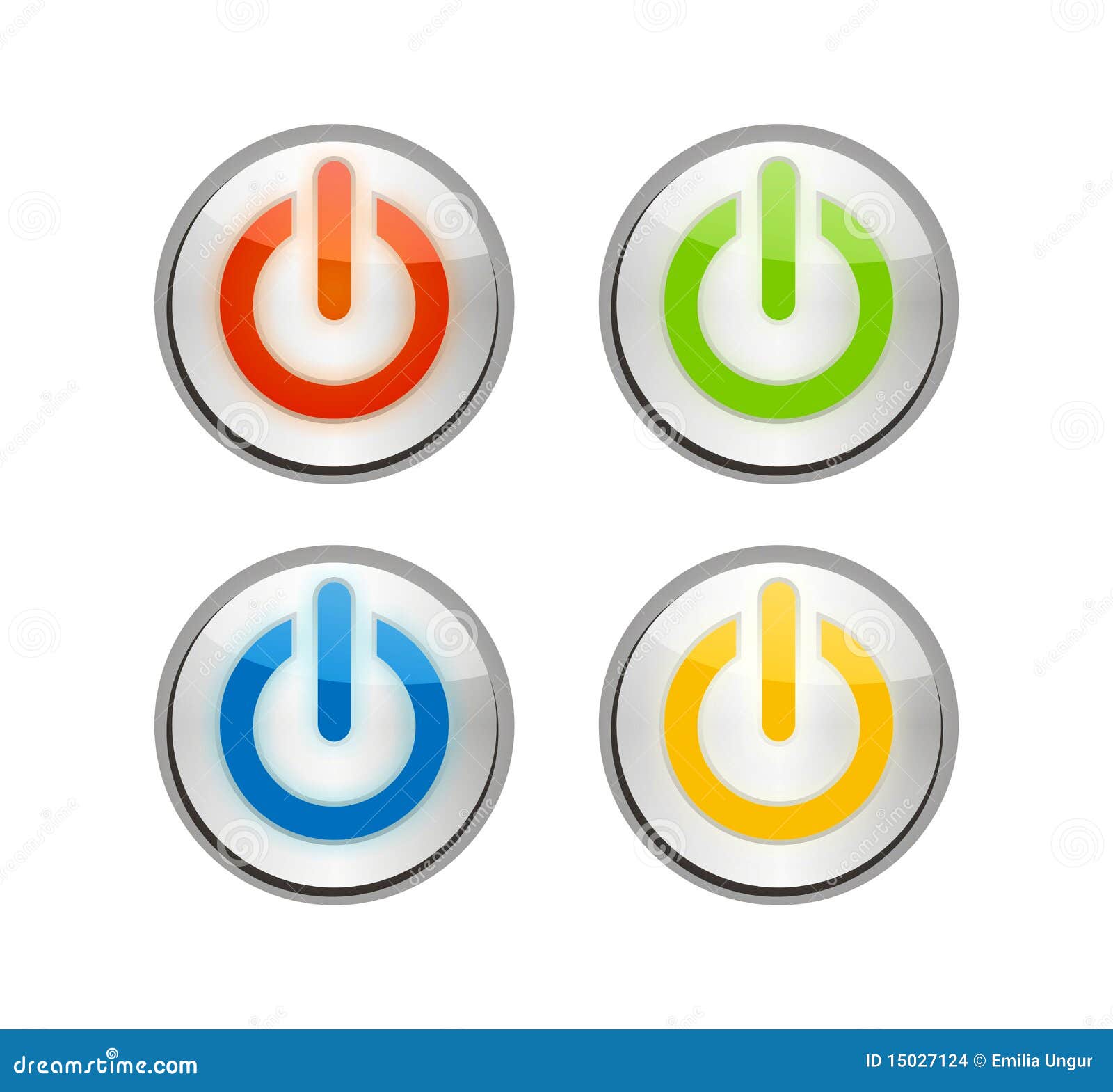 Power buttons stock illustration. Illustration of button - 15027124