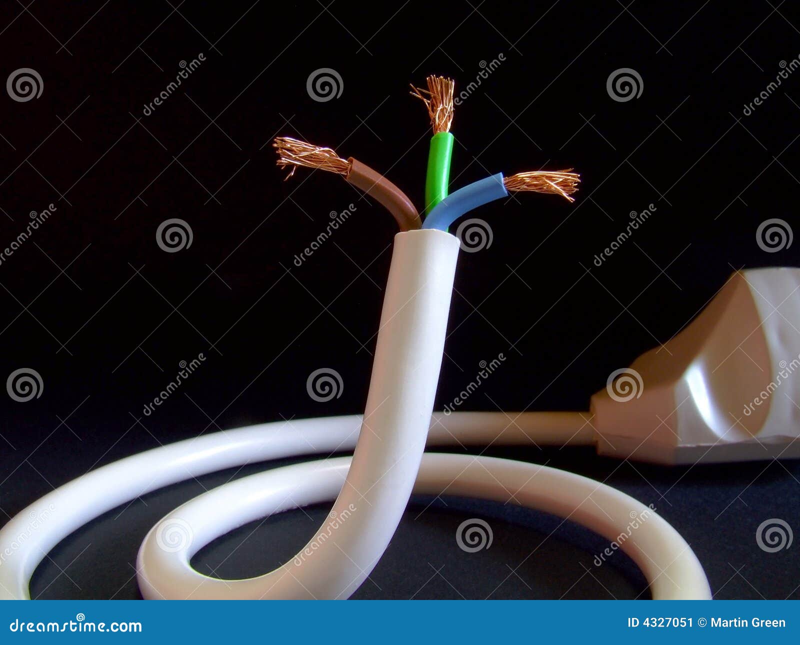 Power Cable stock image. Image of electrician, dangerous - 4327051