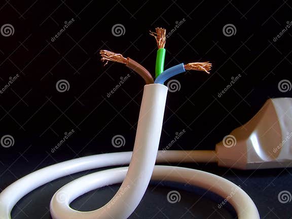 Power Cable stock image. Image of electrician, dangerous - 4327051