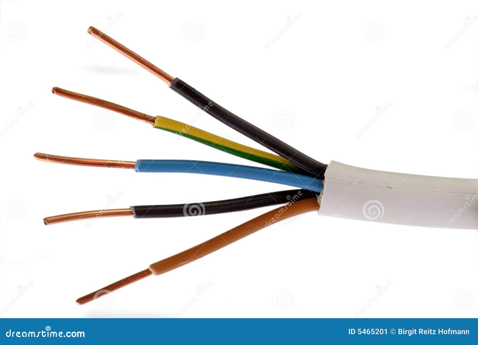 Power cable stock image. Image of supply, electricity - 5465201