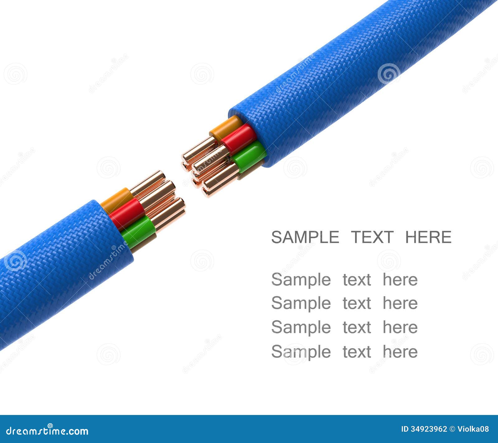 Power cable stock photo. Image of power, card, color - 34923962