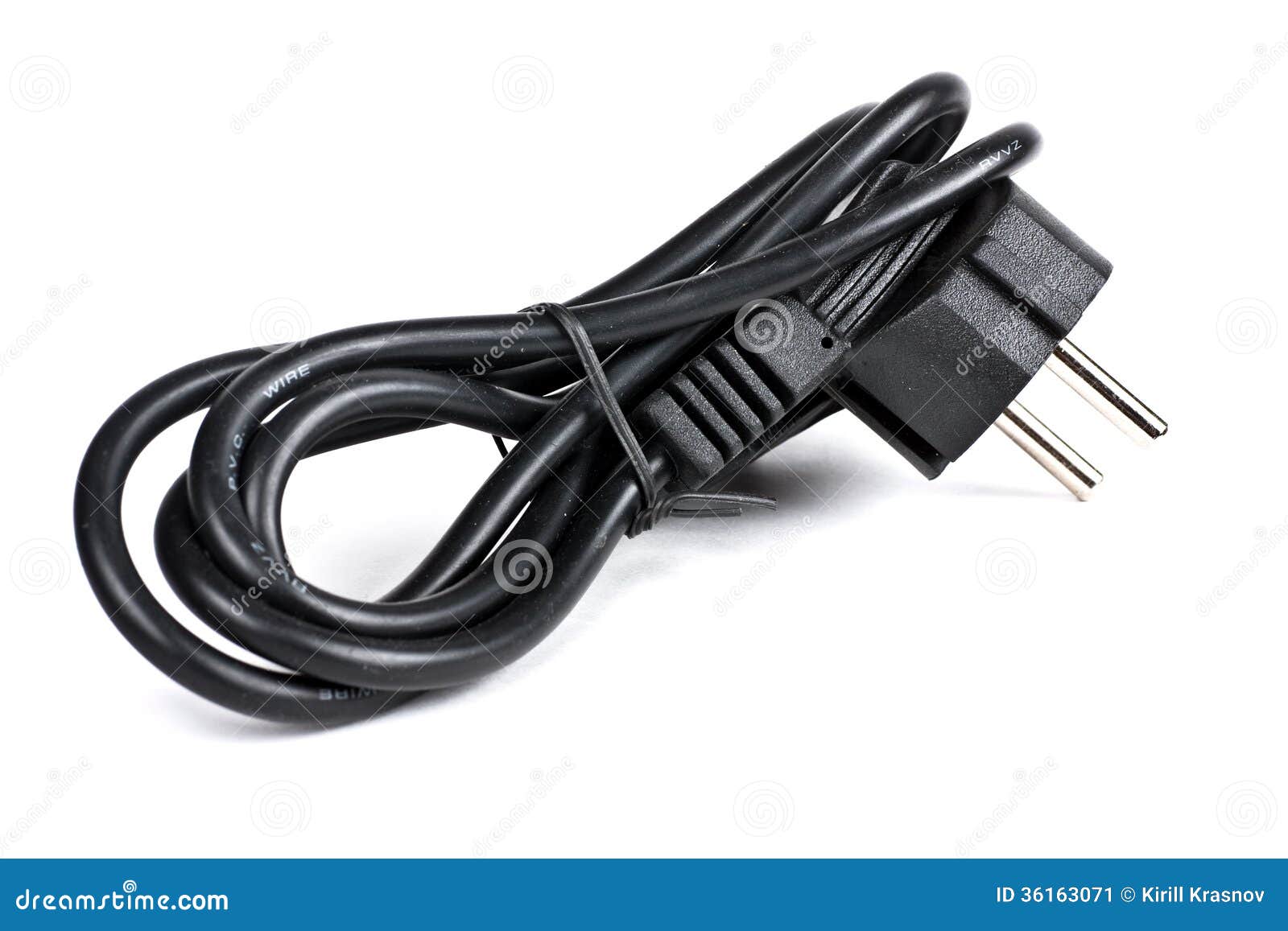 Power cable stock image. Image of object, voltage, insert - 36163071