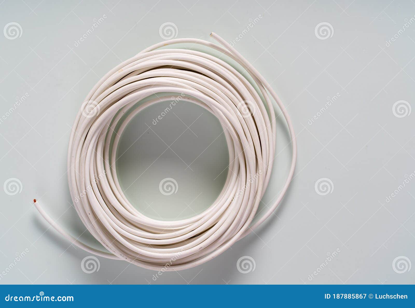 Power Cable for Electrical Wiring and Electrical Device Stock Image ...