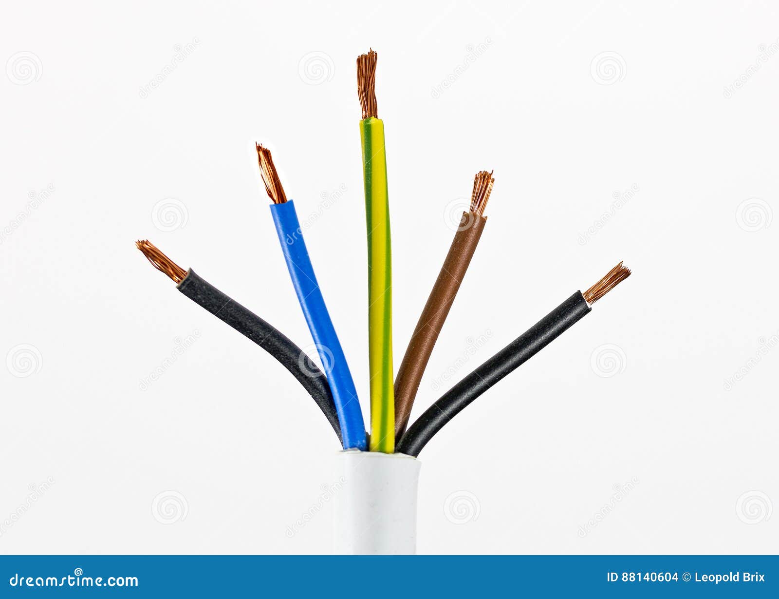 Power cable stock photo. Image of jacket, ground, core - 88140604