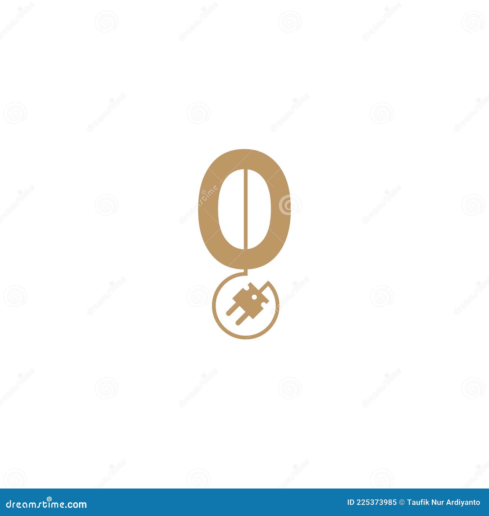 Power Cable Forming Letter O Logo Icon Template Stock Vector ...