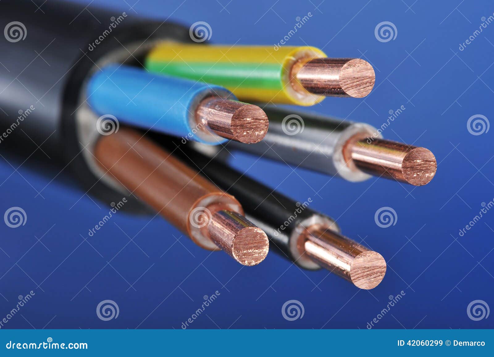Power cable stock image. Image of cable, black, power - 42060299