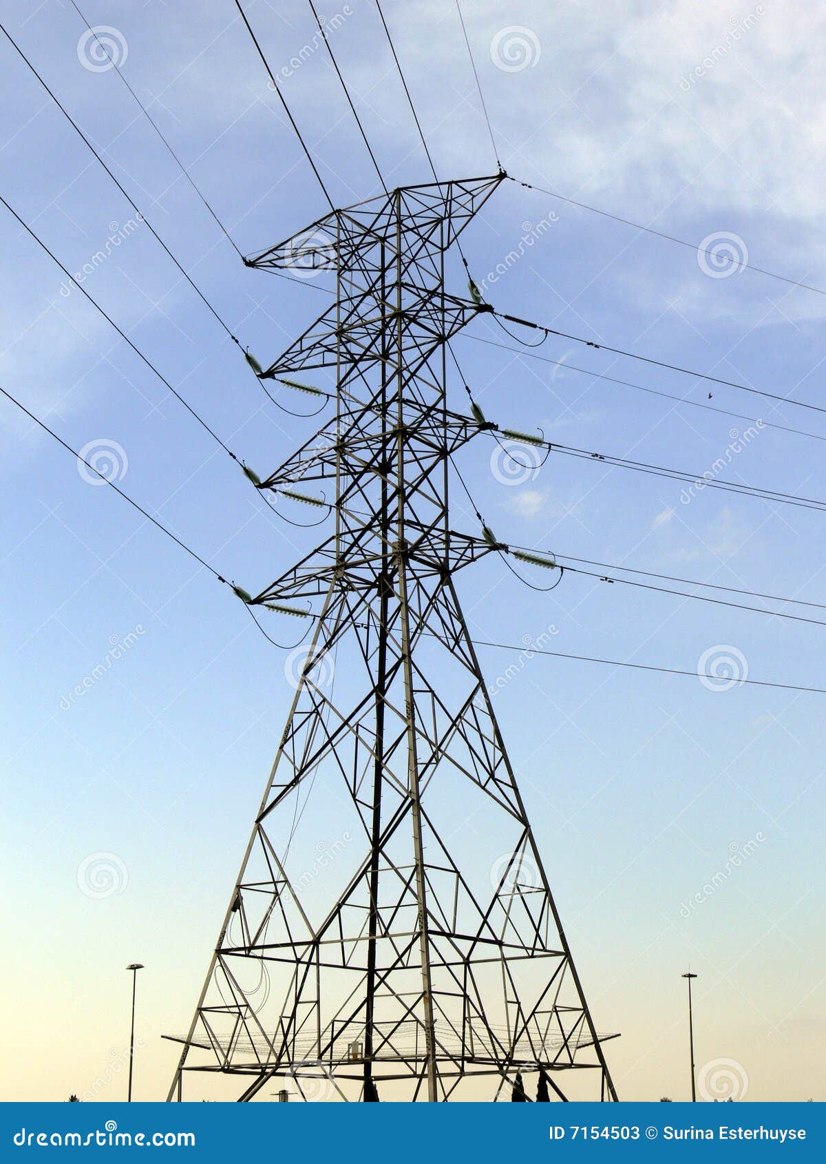 Power Cable Tower Stock Photos - Image: 7154503