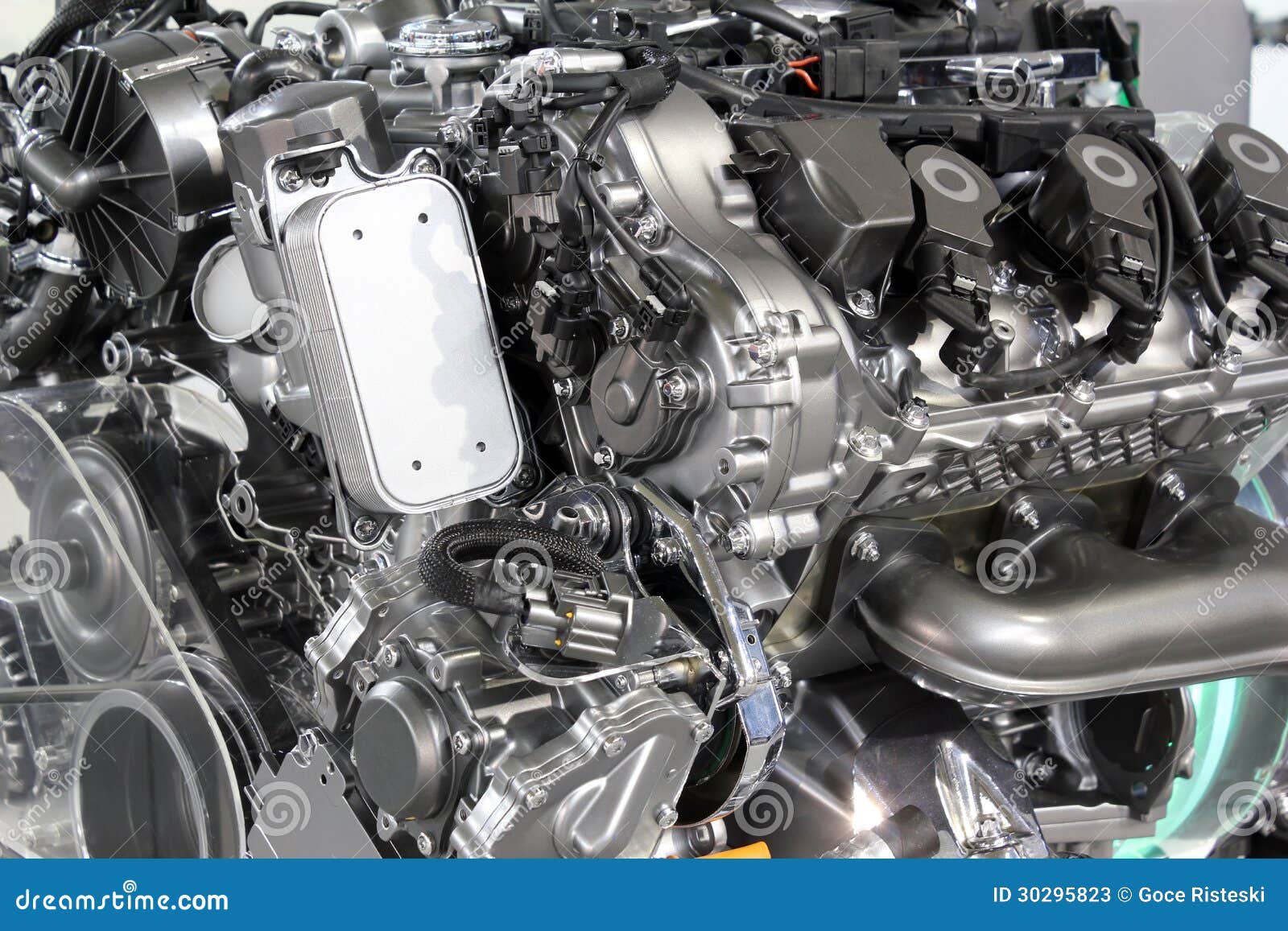 Power car engine stock image. Image of propulsion, generate - 30295823