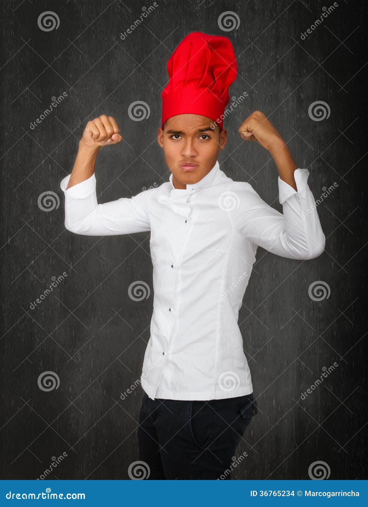 Power of chef stock photo. Image of sign, faces, food - 36765234