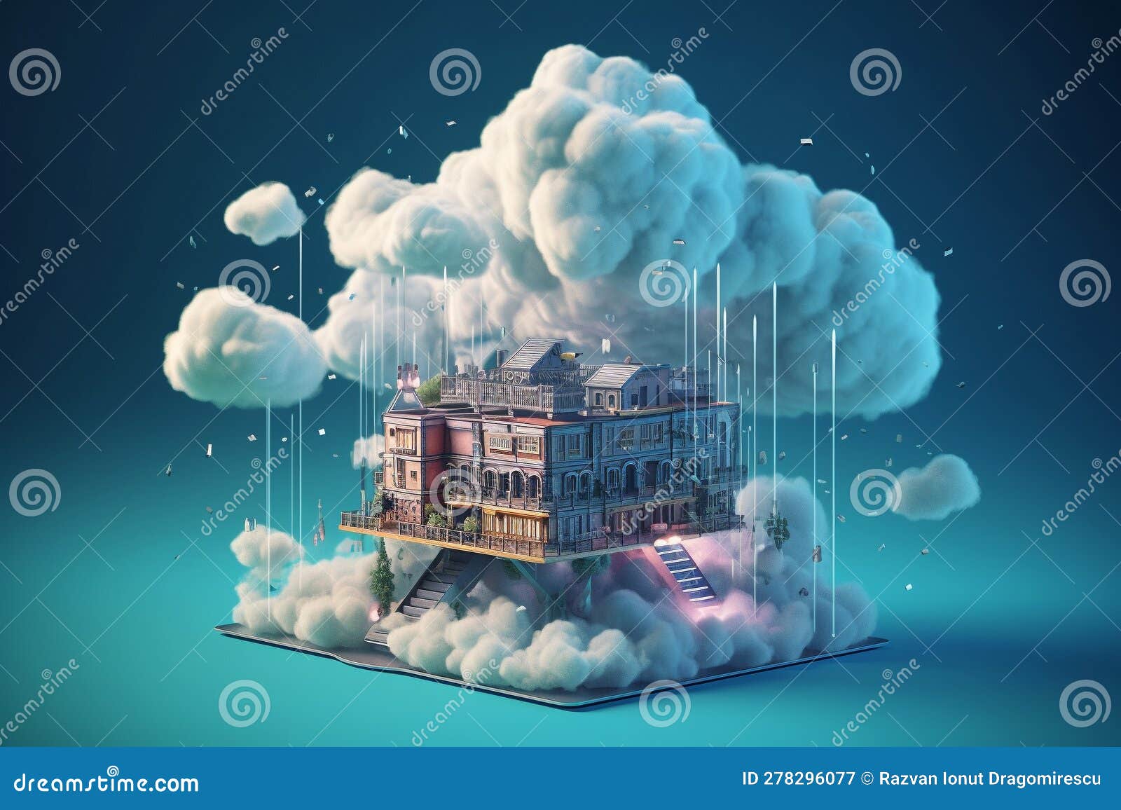 The Power Of Cloud Computing Interconnected Network Of Virtual Clouds Where Data Flows