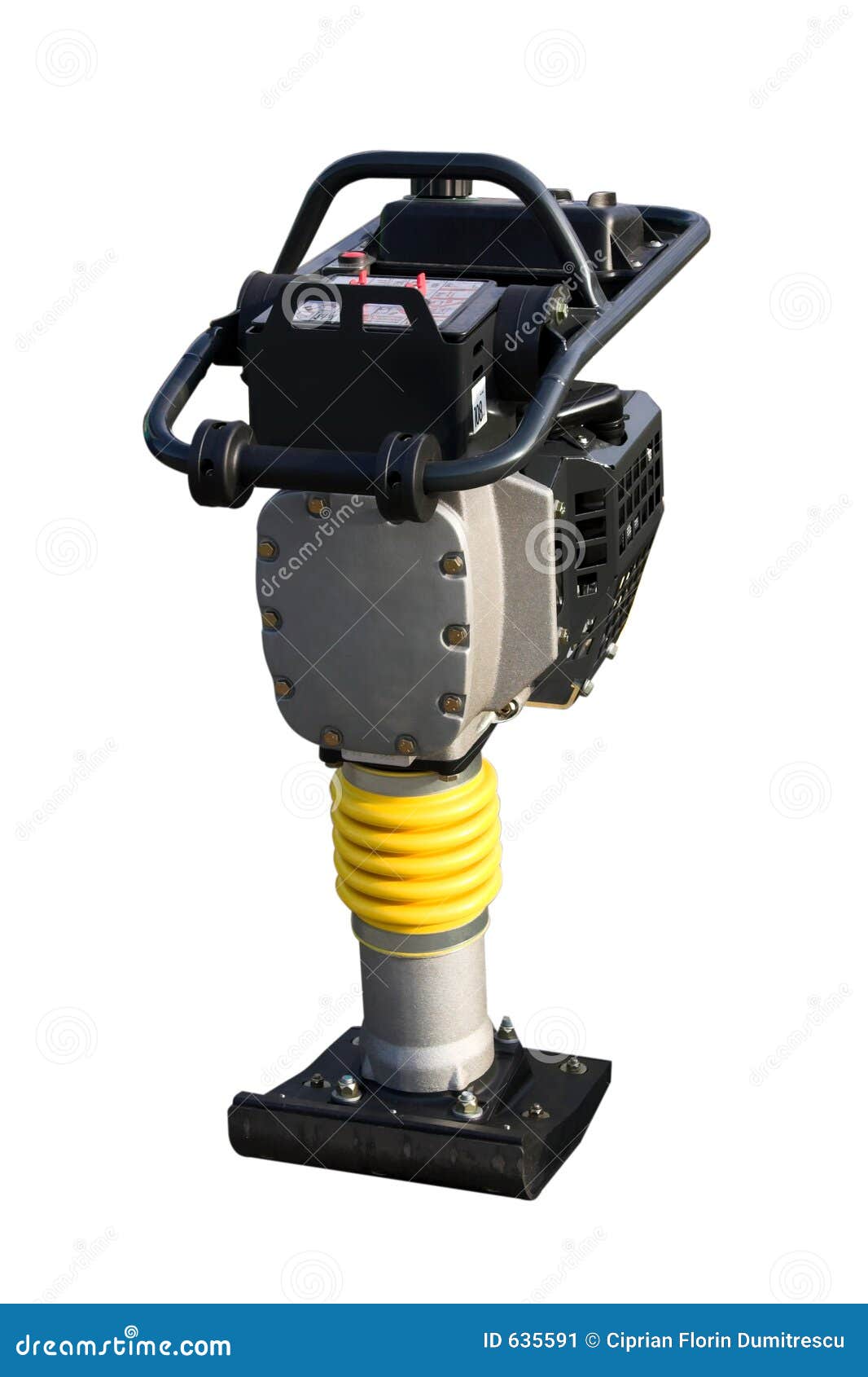 Power Compactor stock image. Image of constructor, hydraulic - 635591