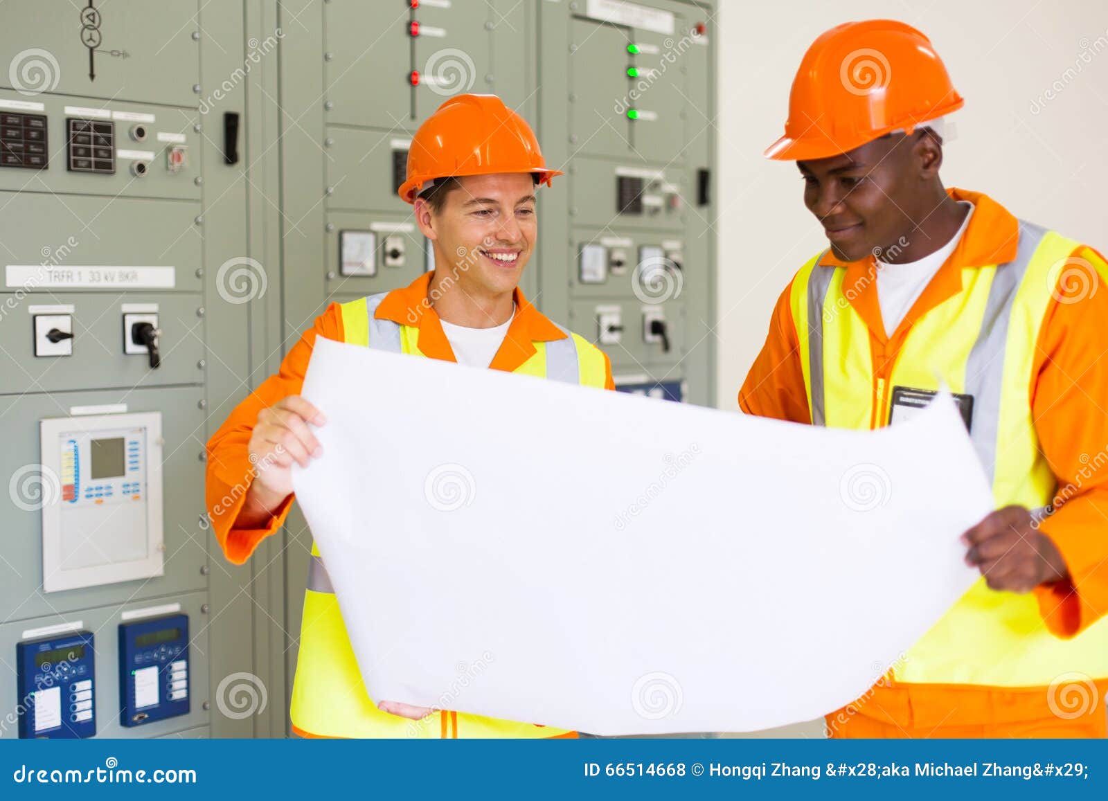 Power Company Technical Co-workers Stock Photo - Image of engineer ...