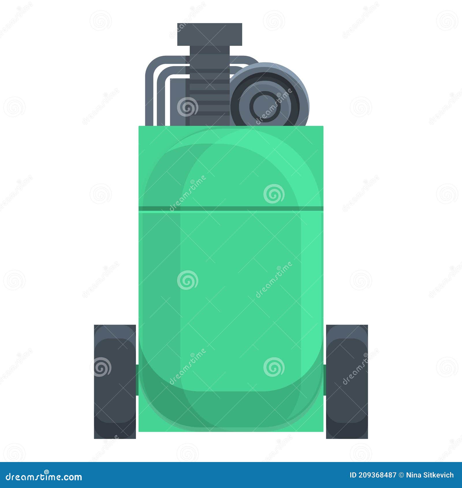 Power Compressor Icon, Cartoon Style Stock Vector - Illustration of ...