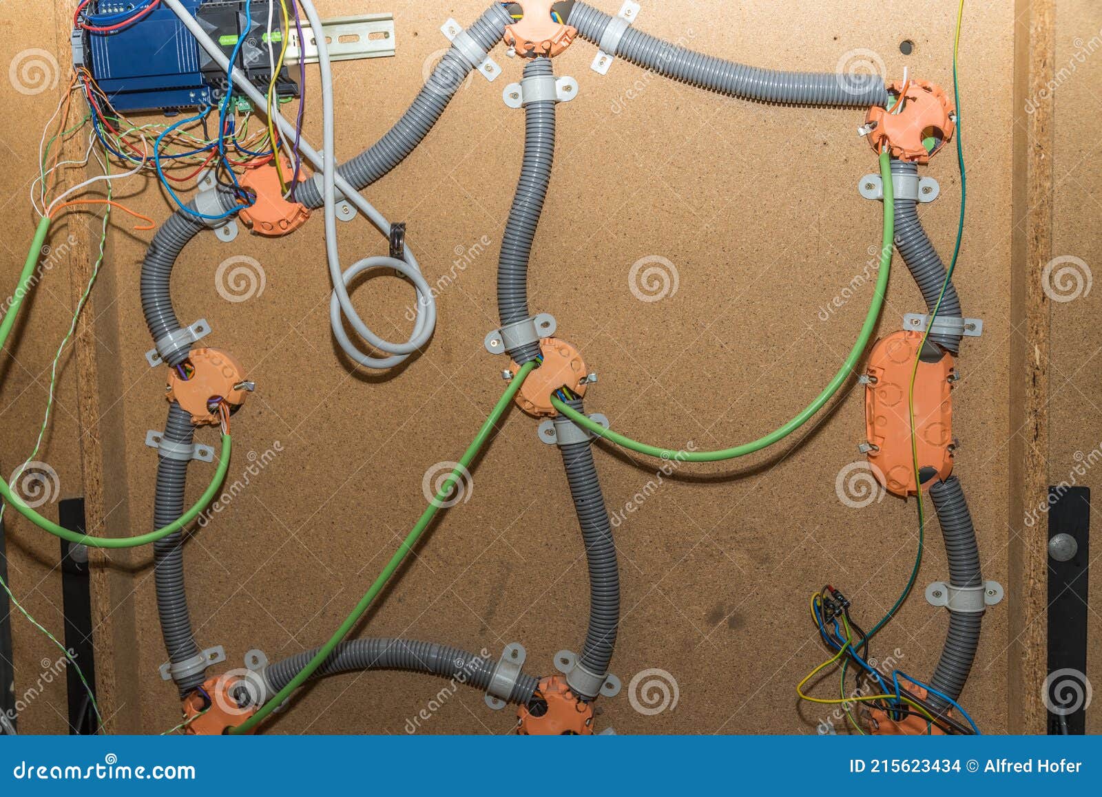 Power Connection and Installations - Electrical Engineering Stock Photo ...
