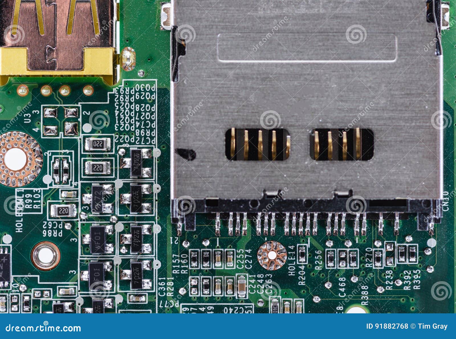 Power Connections Inside Laptop Stock Photo - Image of internal, chips ...