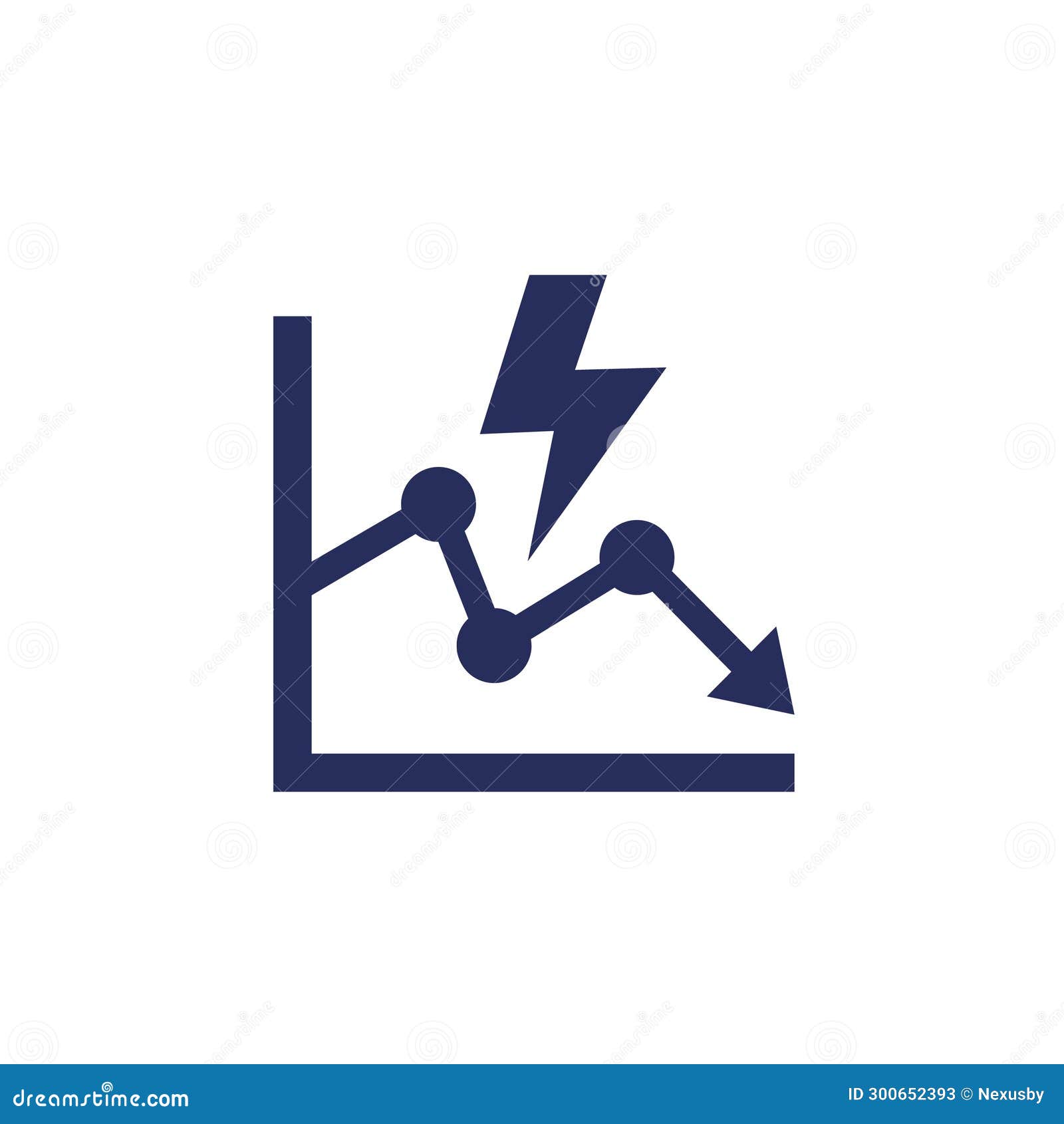 Power Consumption Decrease, Reduction Icon Stock Illustration - Illustration of input, arrow ...