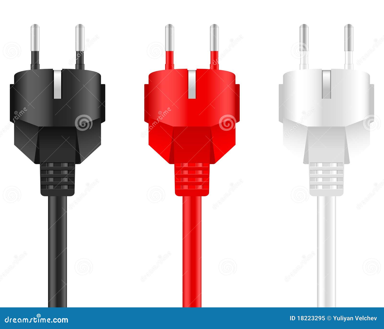 Power cord stock vector. Illustration of electricity - 18223295
