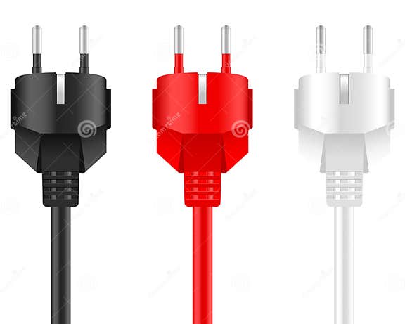 Power cord stock vector. Illustration of electricity - 18223295