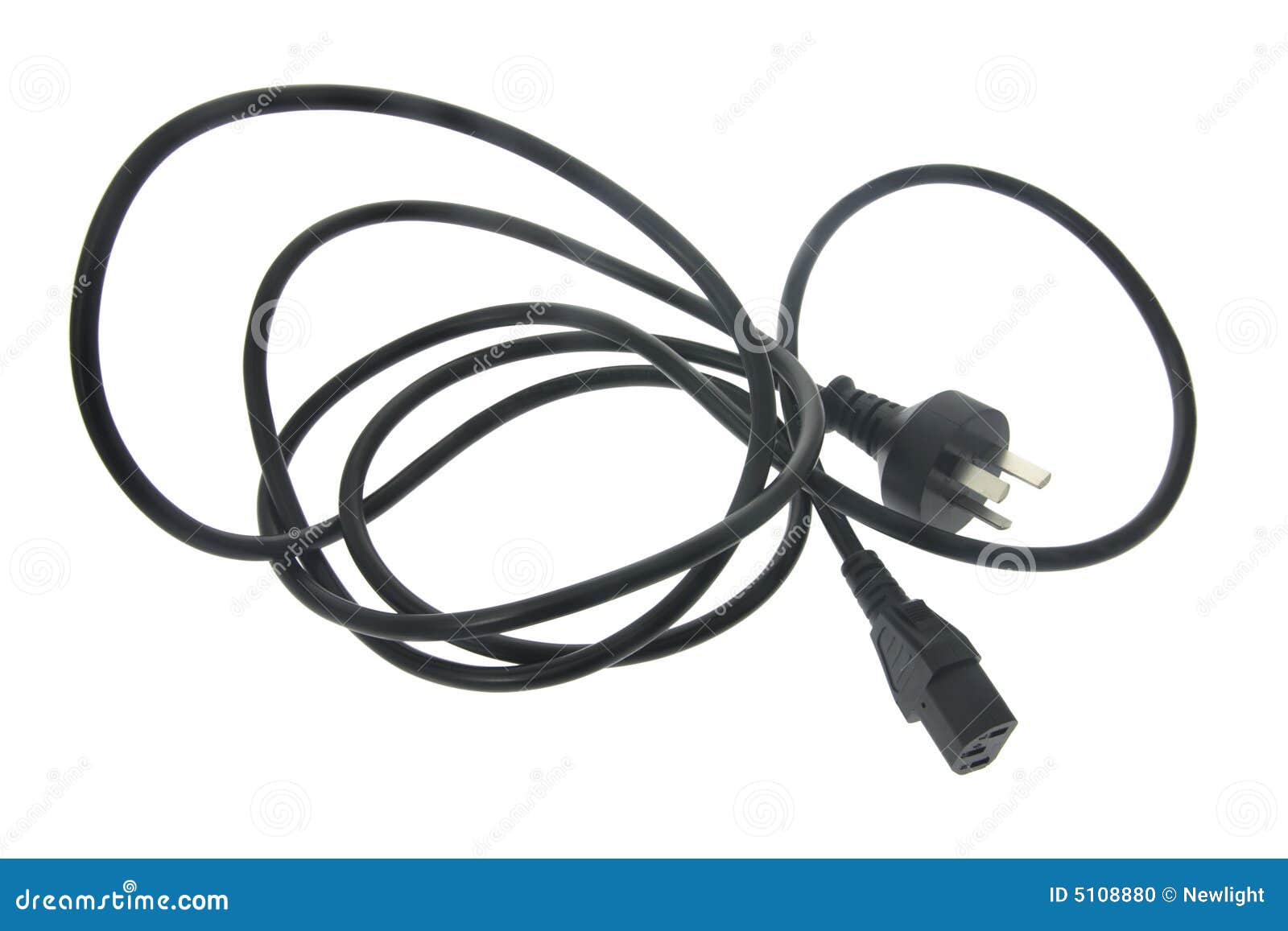 Power Cord stock photo. Image of electric, current, energy - 5108880