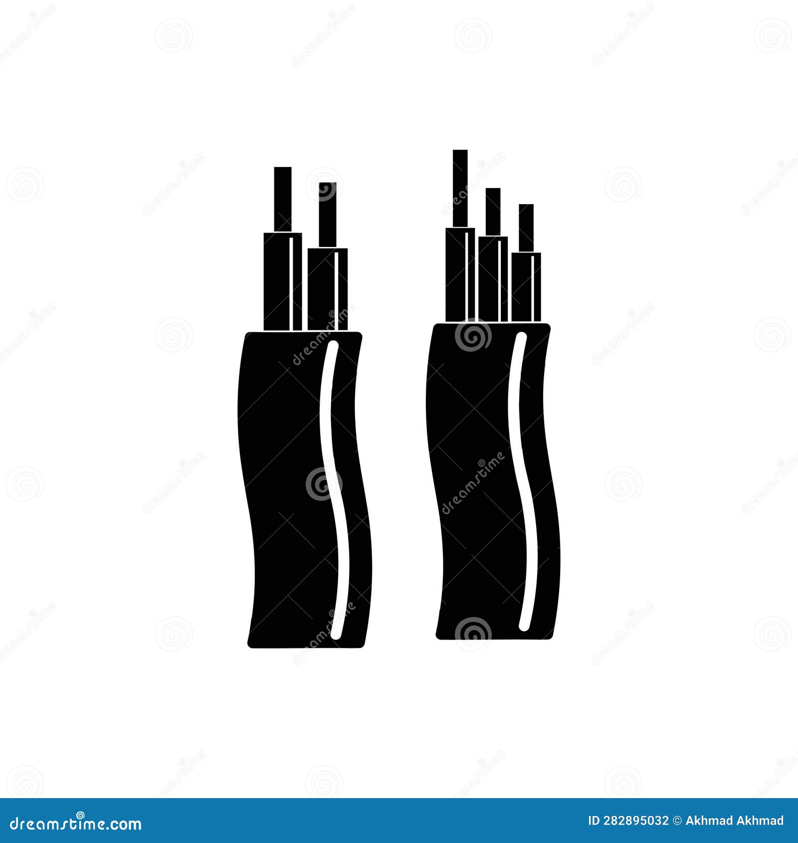 Power cord icon stock vector. Illustration of sanitary - 282895032