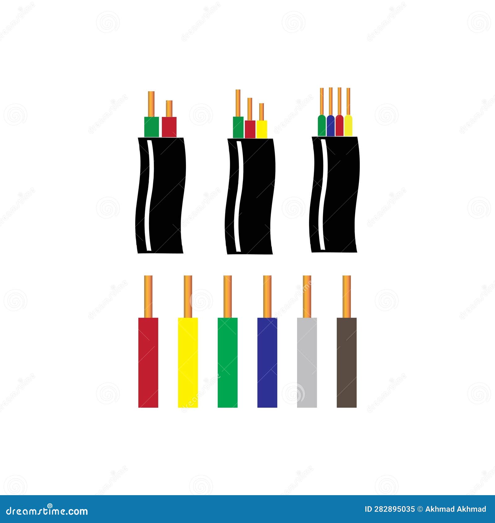Power cord icon stock vector. Illustration of maintenance - 282895035