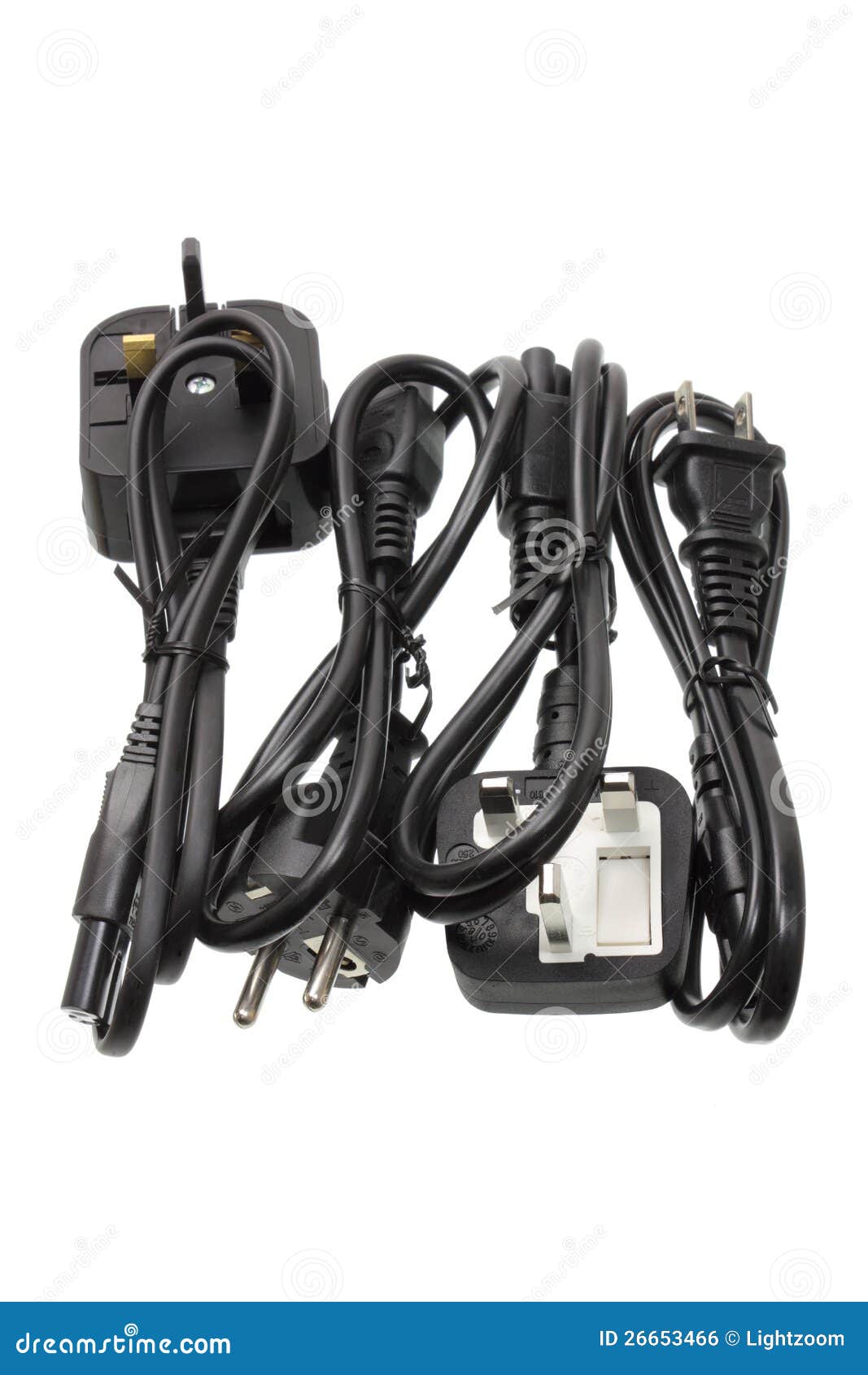 Power Cords stock photo. Image of still, power, studio - 26653466