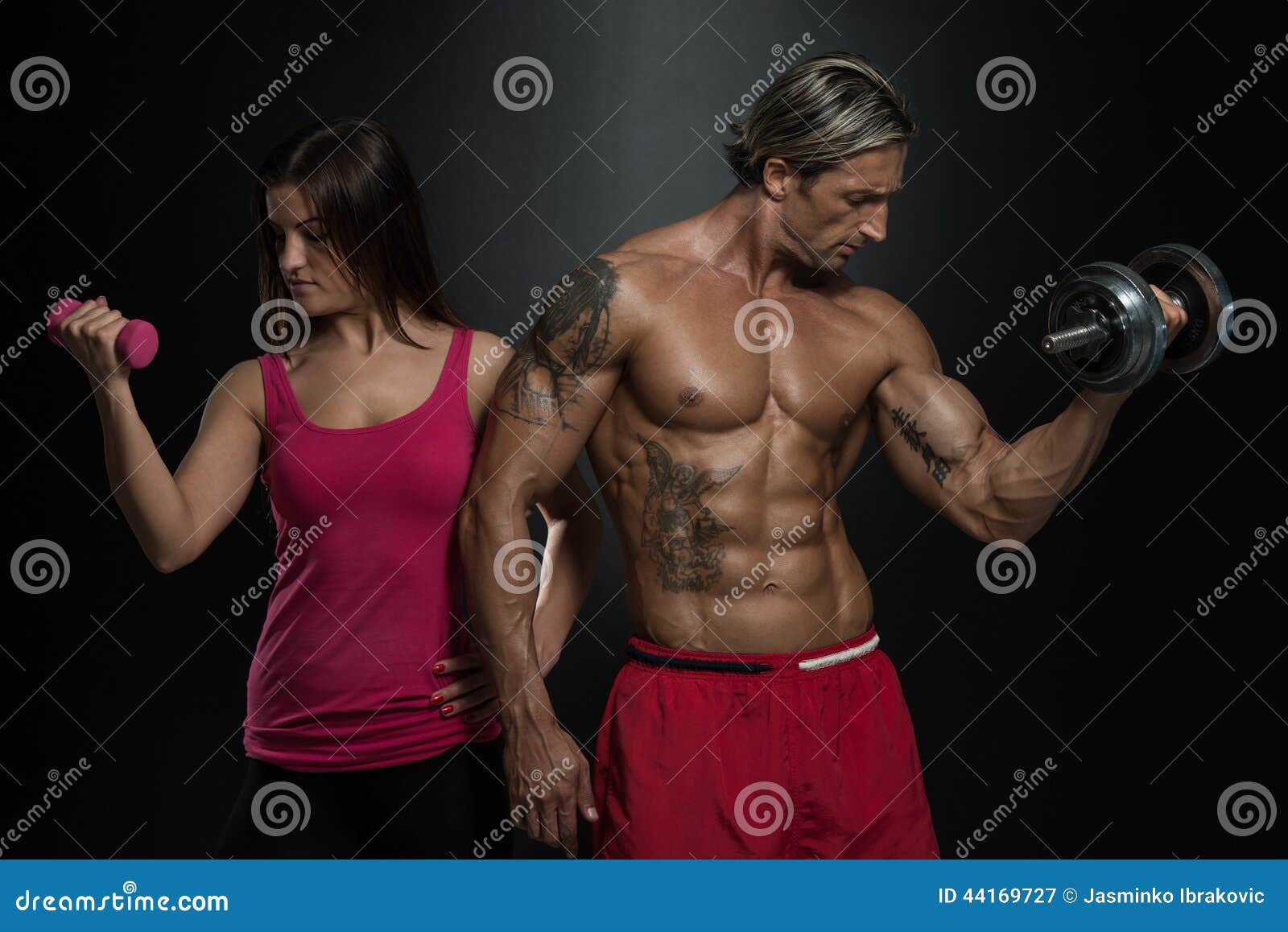 Power Couple stock image. Image of bodybuilding, posing - 44169727
