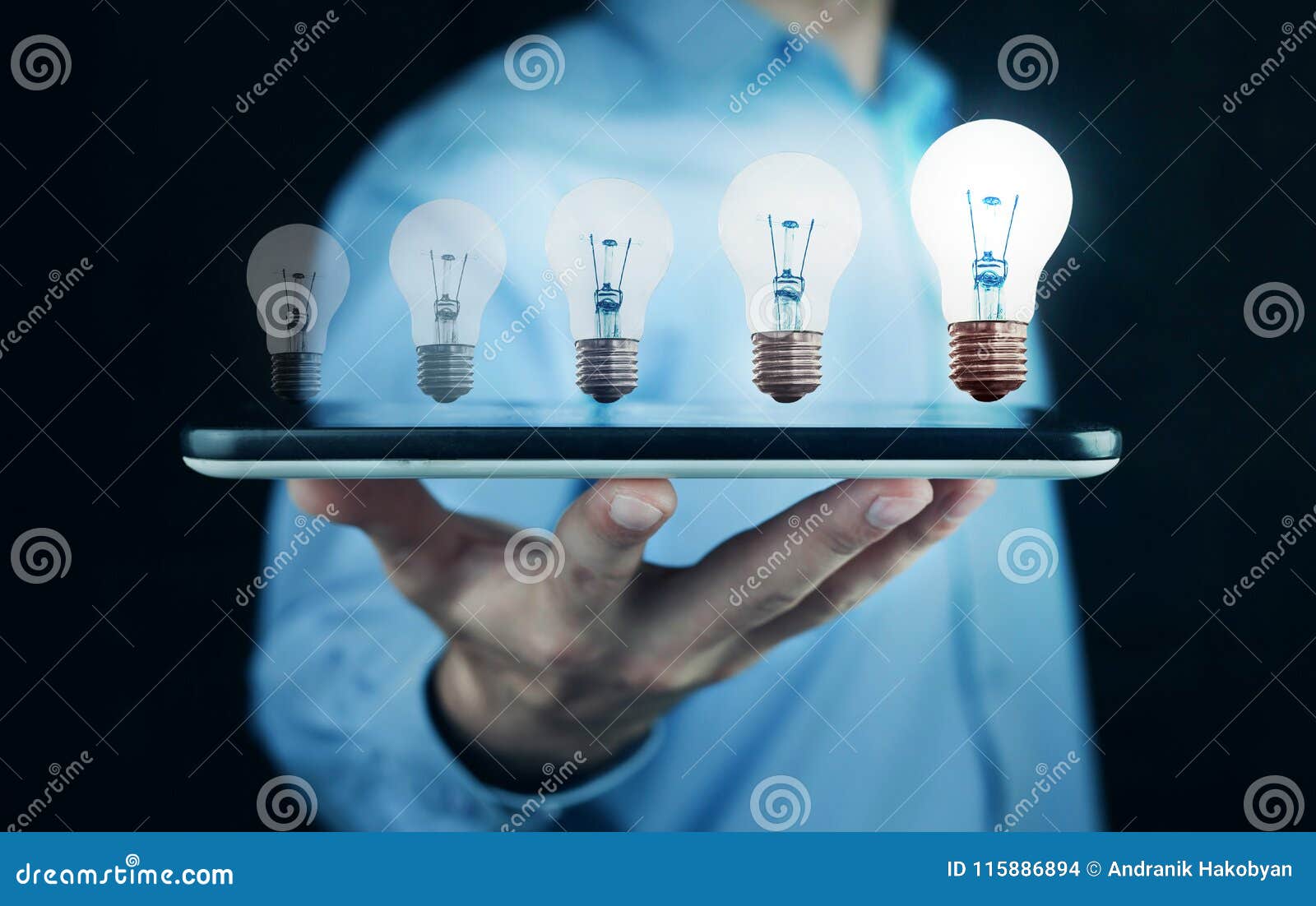 Power of Creativity and Big Ideas. Stock Photo - Image of bulb, concept ...