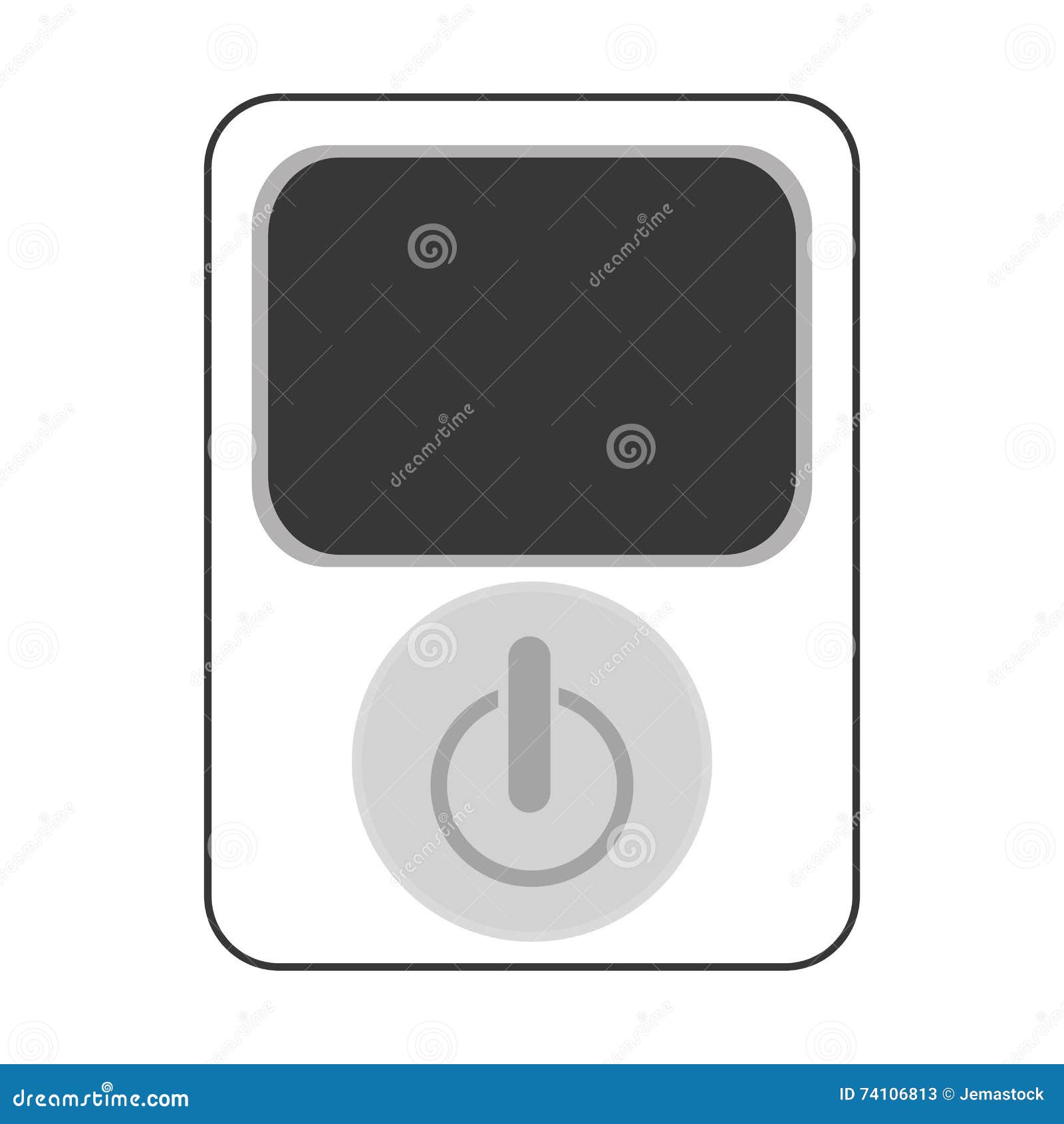 Power device button icon stock illustration. Illustration of direction ...