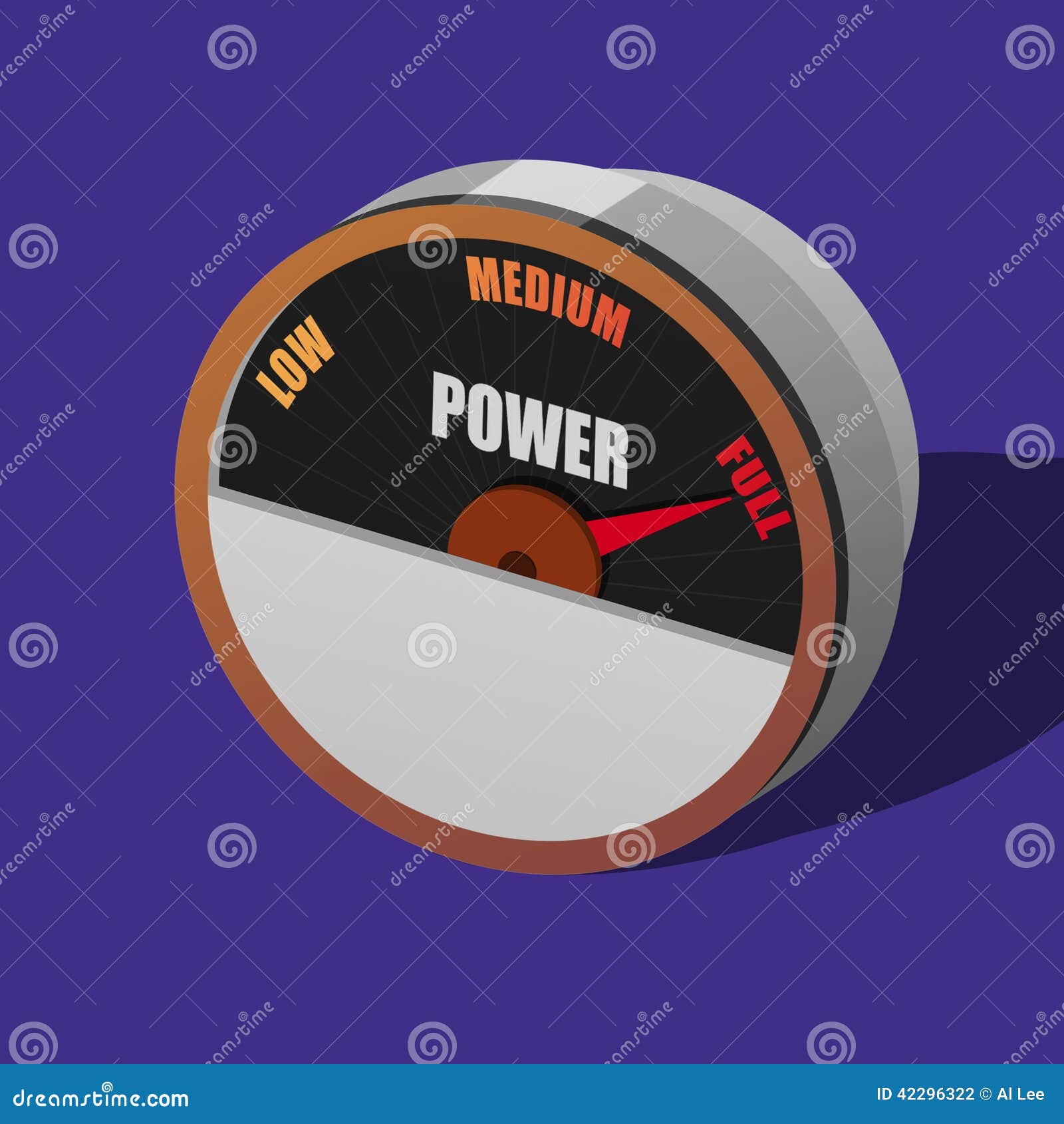 Power dial stock illustration. Illustration of maximum - 42296322