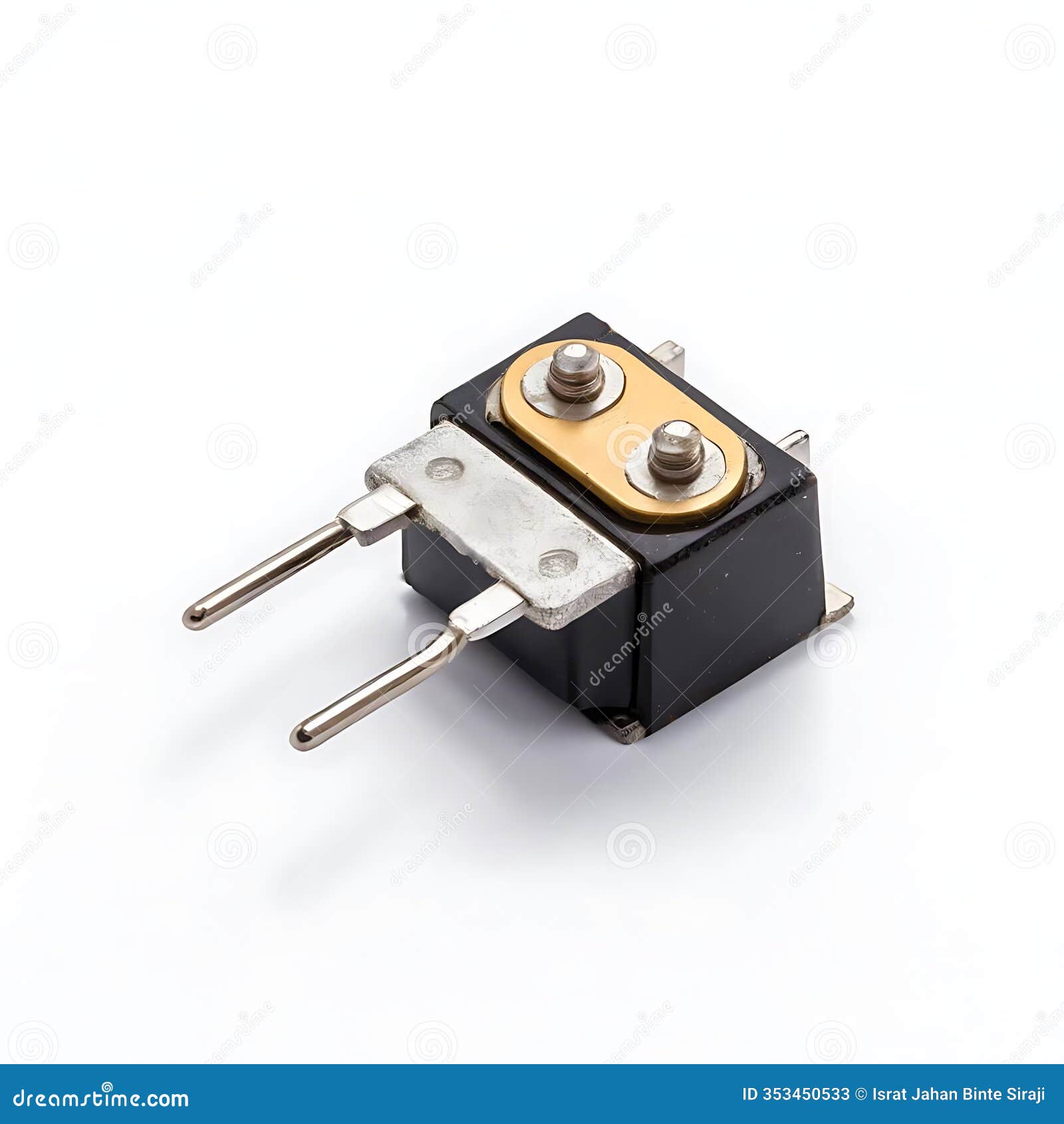 Power Diode Isolated on a White Background Stock Illustration ...